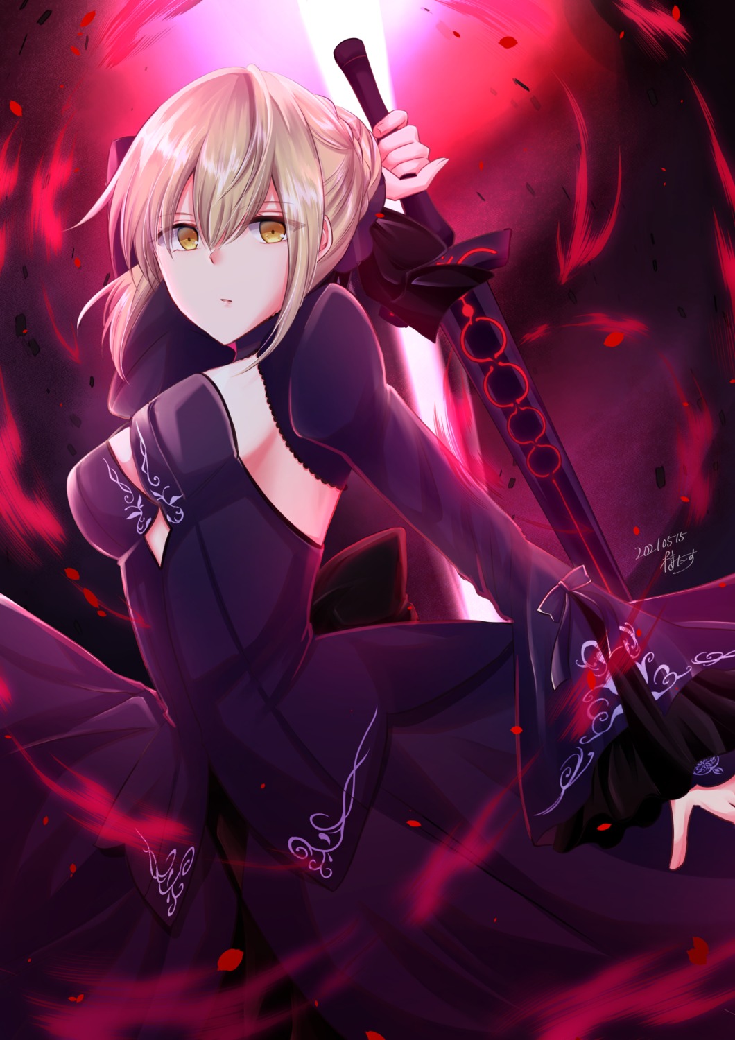 tsubaki metasu fate/grand order artoria pendragon (fate) artoria pendragon alter (fate) no bra ...